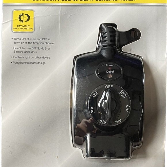 Definat | Other | Defiant Outdoor Plugin Light Sensing Timer 00 015 596 ...